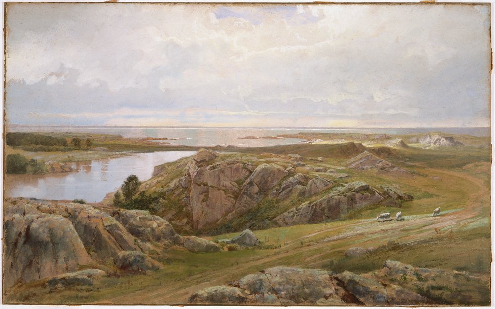 Seerosenteich, Newport, 1877 von William Trost Richards